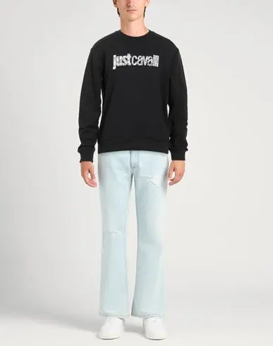 Just Cavalli Sweatshirt With Logo - Black