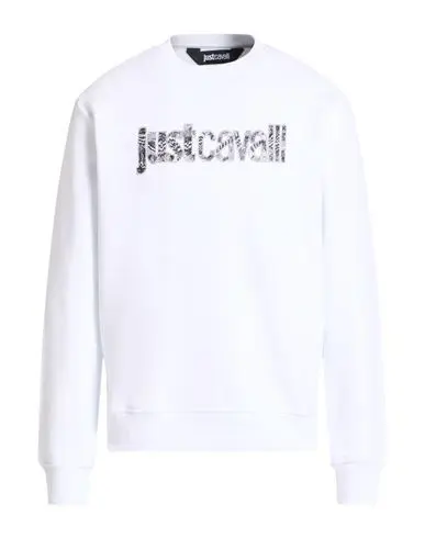 Just Cavalli Cotton-elastane Sweatshirt - White
