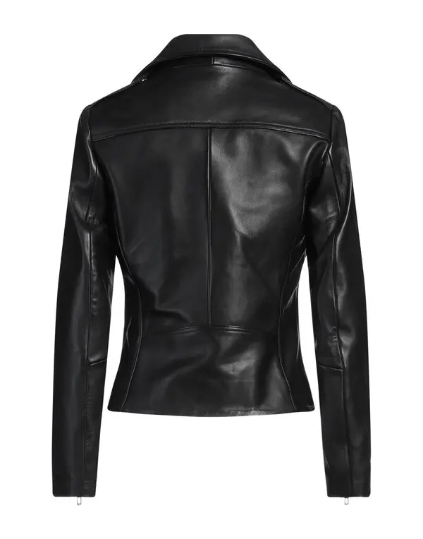 Sandro Lambskin Biker Jacket