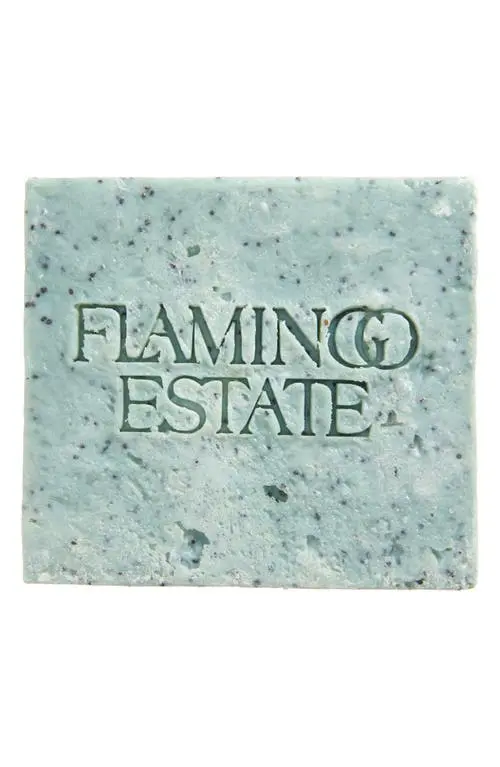 FLAMINGO ESTATE Exfoliating Peppermint Soap Brick - Blue