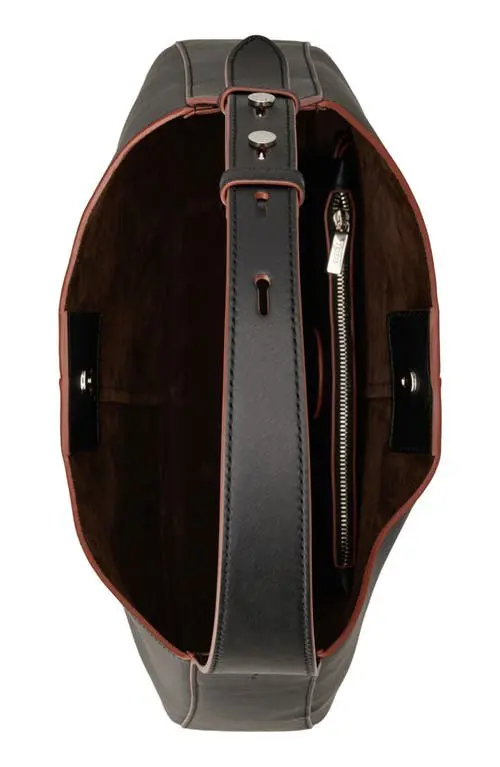 TOD'S Medium Di Bag Leather Hobo Bag - Nero