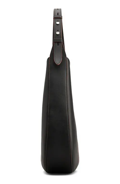 TOD'S Medium Di Bag Leather Hobo Bag - Nero