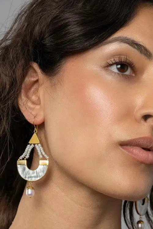 FREYA ROSE Warrioress Sunrise Dangle Earrings