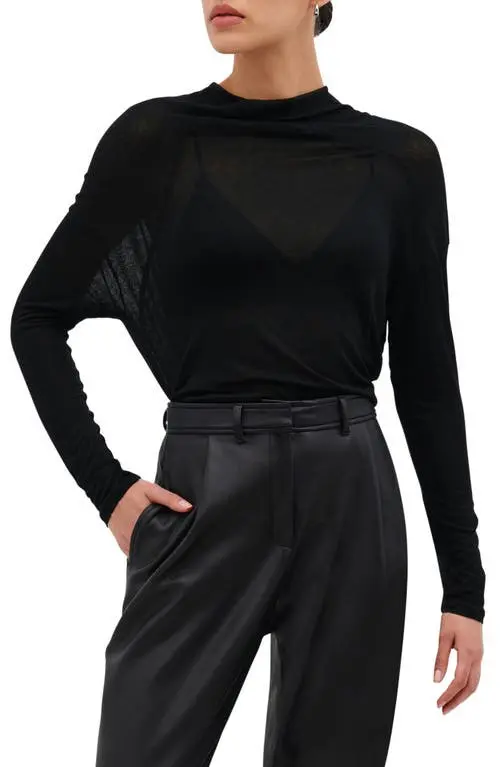 MARCELLA Sydney Gathered Long Sleeve Top