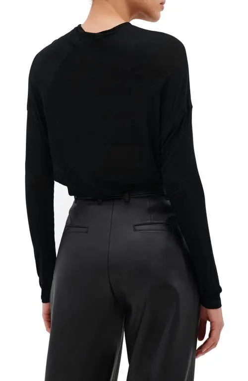 MARCELLA Sydney Gathered Long Sleeve Top