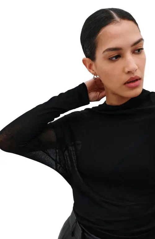 MARCELLA Sydney Gathered Long Sleeve Top