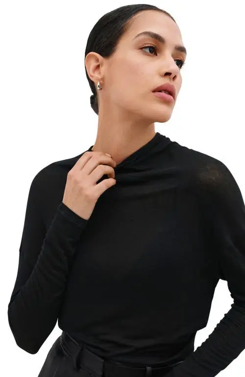 MARCELLA Sydney Gathered Long Sleeve Top