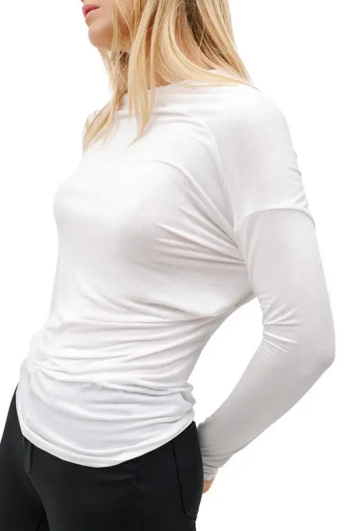 MARCELLA Sydney Gathered Long Sleeve Top