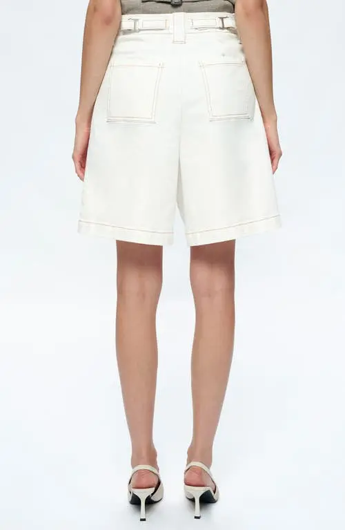 BAYEAS Timothy High Waist Knee Length Denim Shorts