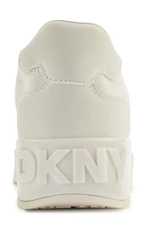 Dkny Mallory Knit Sneaker - Soft White