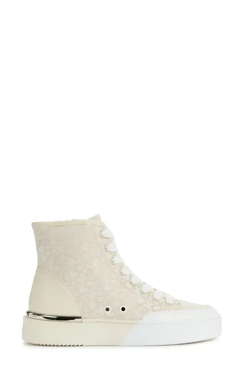 Dkny Bitsy High Top Platform Sneaker - Xvq - Hemp/ White