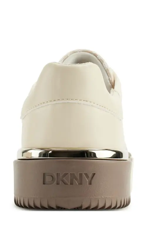 Dkny Bradley Platform Sneakers - Hemp/ White