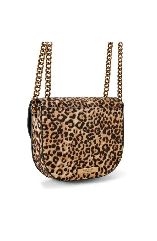 Kurt Geiger Chelsea Calf Hair Saddle Bag - Brown/oth