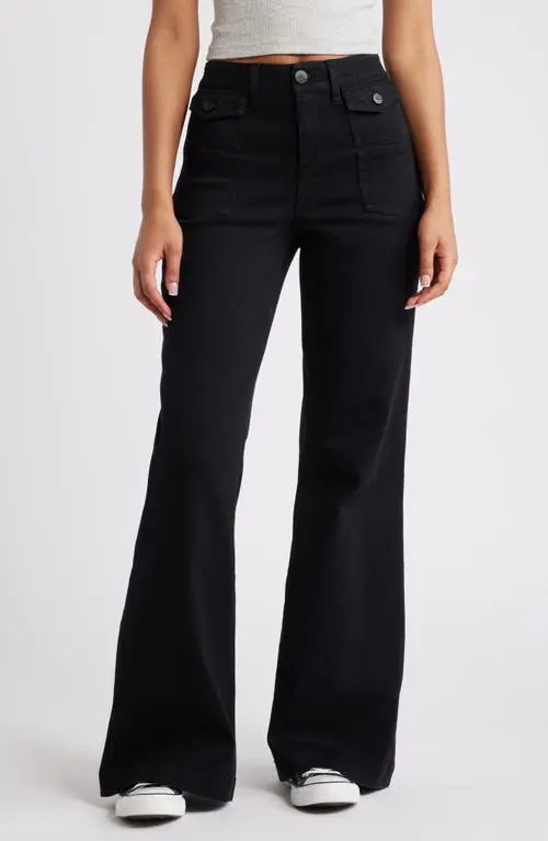 1822 Denim Belle Patch Pocket Flare Jeans