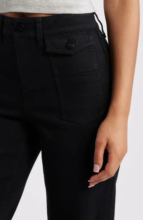 1822 Denim Belle Patch Pocket Flare Jeans