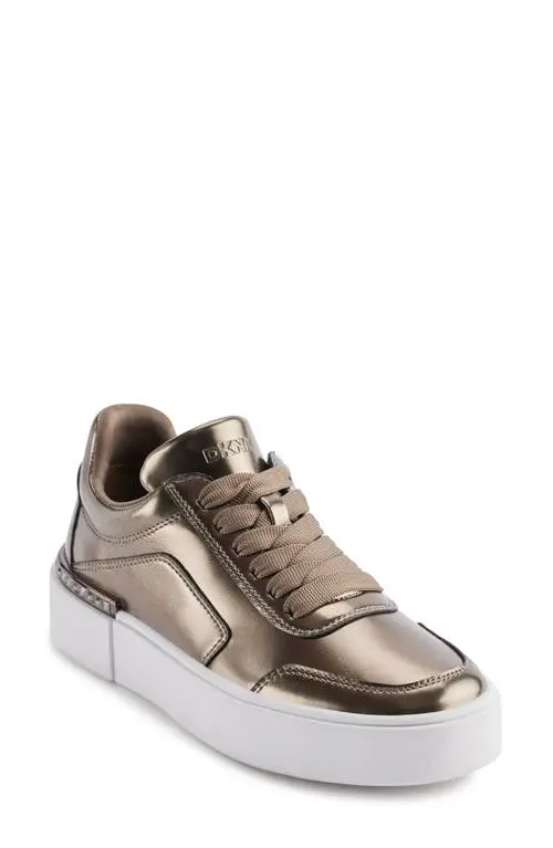 Dkny Beverly Hidden Wedge Sneakers - Ash