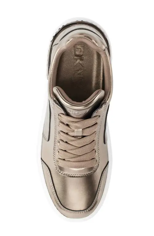 Dkny Beverly Hidden Wedge Sneakers - Ash