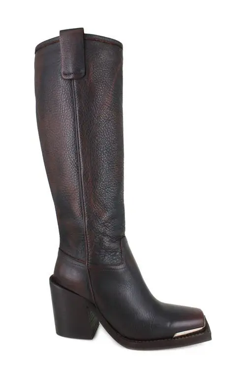 ZIGI Joshana Knee High Boots - Brown Leather