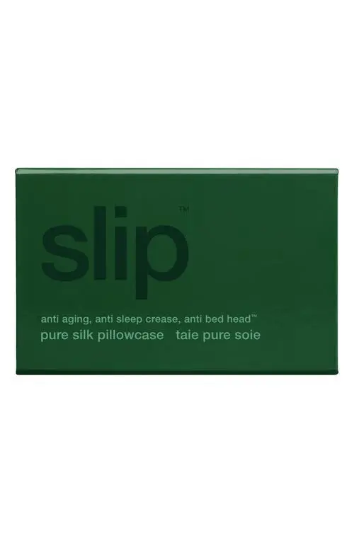 Slip Pure Silk Queen Pillowcase - Moss Green