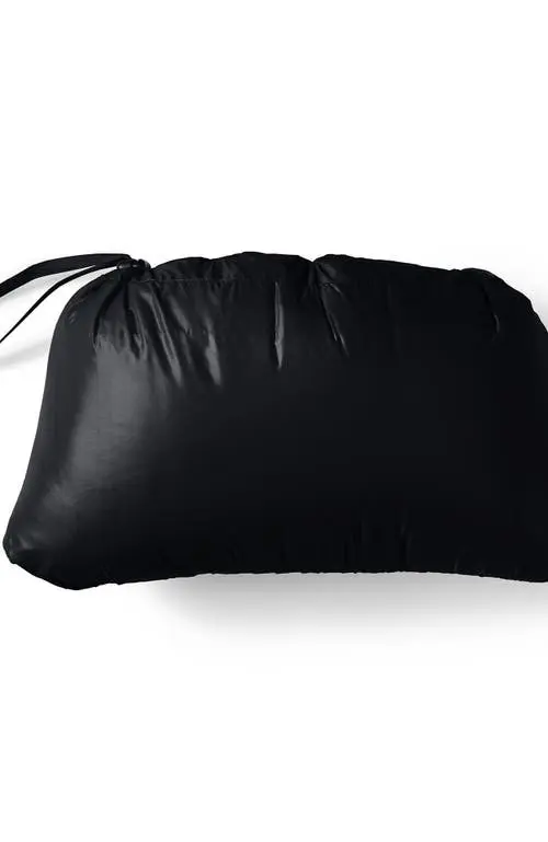 LANDS' END Wanderweight Ultralight Packable Hooded Down Jacket - Black