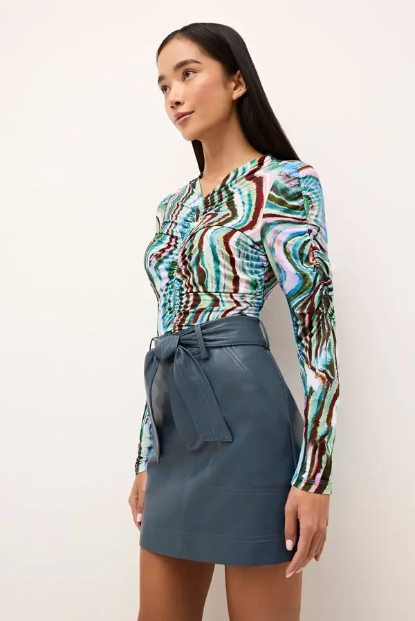 MARIE OLIVER Vallie Skirt - Space Blue