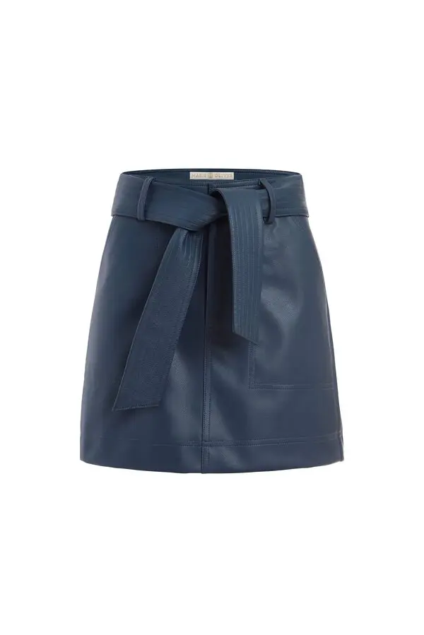 MARIE OLIVER Vallie Skirt - Space Blue