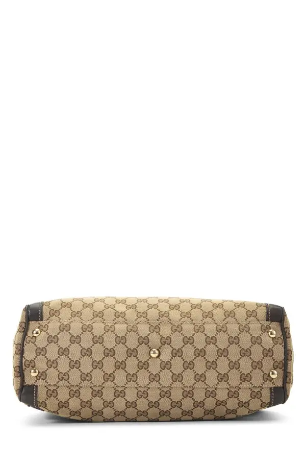 Gucci Original Gg Canvas Trophy Handbag - Brown