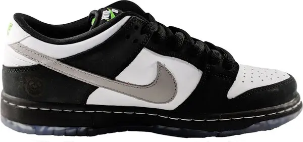 Nike Dunk Low Panda Pigeon Sneakers - Black/white/green Gusto