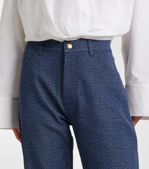 Tove Axel Cotton-blend Straight Pants