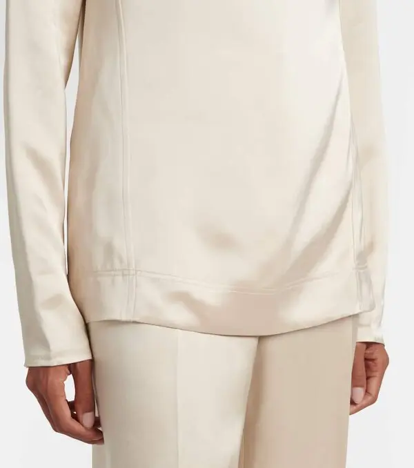 TOTEME Satin Top - Beige
