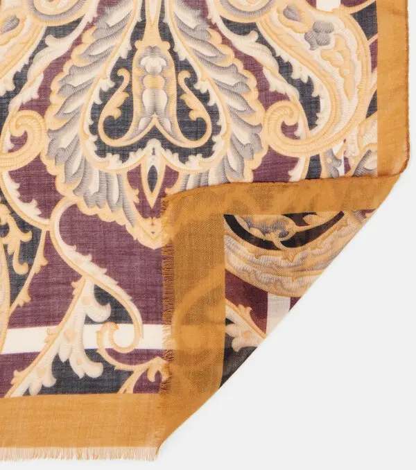 Etro Printed Cashmere Scarf