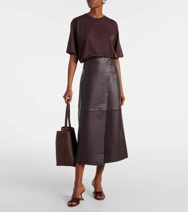 Amina Muaddi Lupita 70 Patent Leather Mules - Burgundy