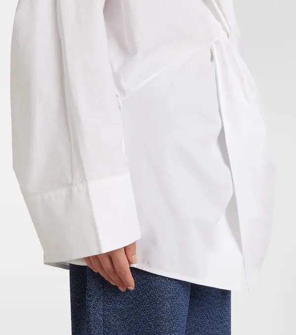 Tove Destry Gathered Cotton Poplin Top