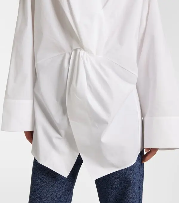 Tove Destry Gathered Cotton Poplin Top