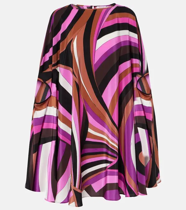 Emilio Pucci Irides Silk Kaftan
