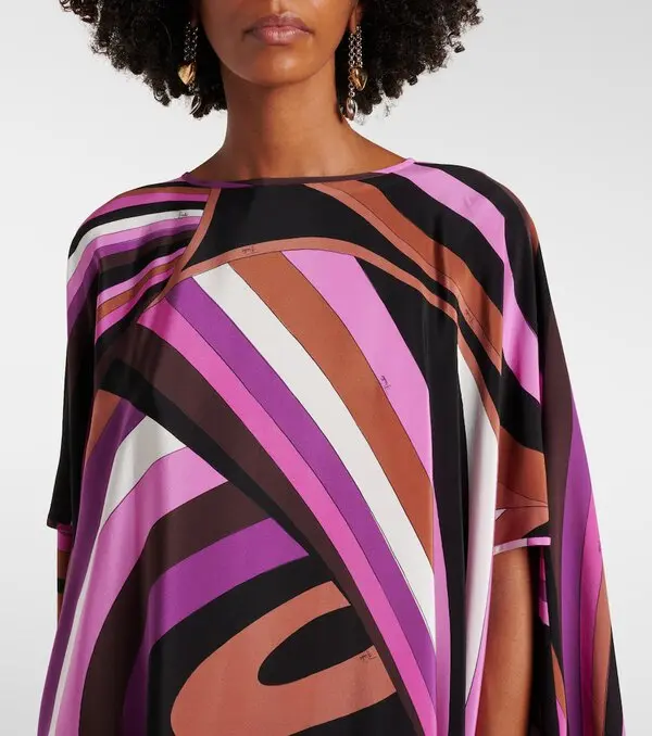 Emilio Pucci Irides Silk Kaftan