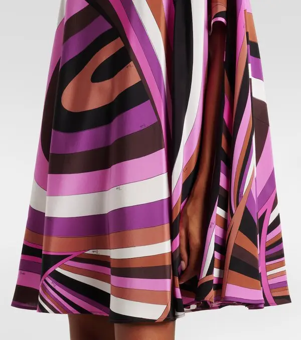 Emilio Pucci Irides Silk Kaftan