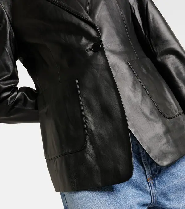JOSEPH Leather Blazer