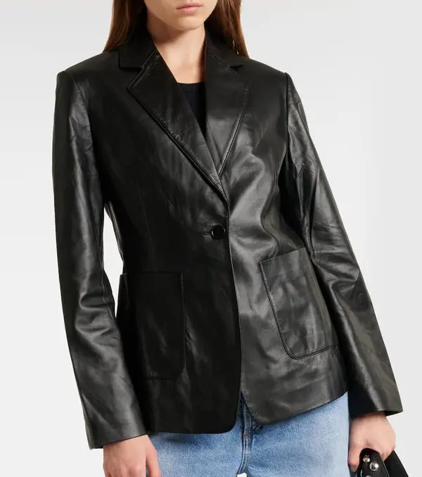 JOSEPH Leather Blazer