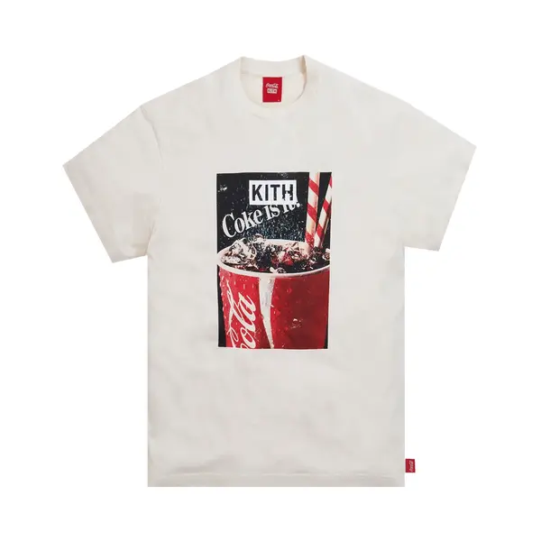 Kith X Coca-cola Drink Vintage Tee 'ivory - Cream