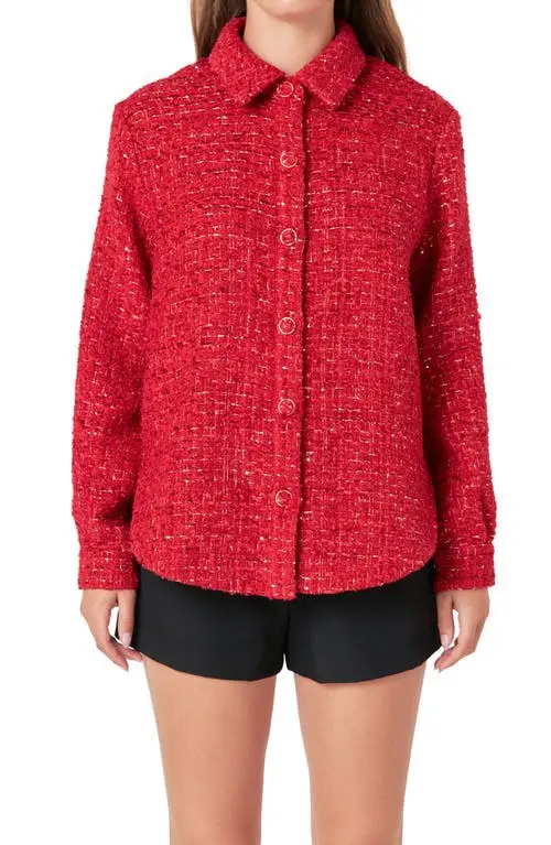 Endless Rose Tweed Shacket