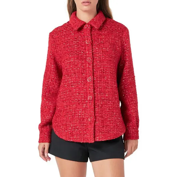 Endless Rose Tweed Shacket