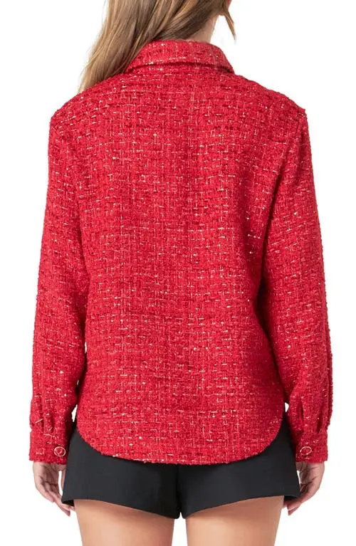 Endless Rose Tweed Shacket