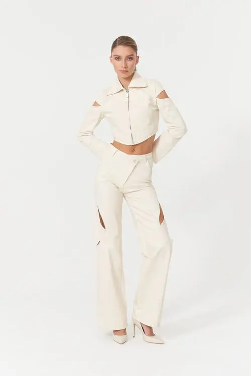 JENDUE Chaby Cut Out Pants
