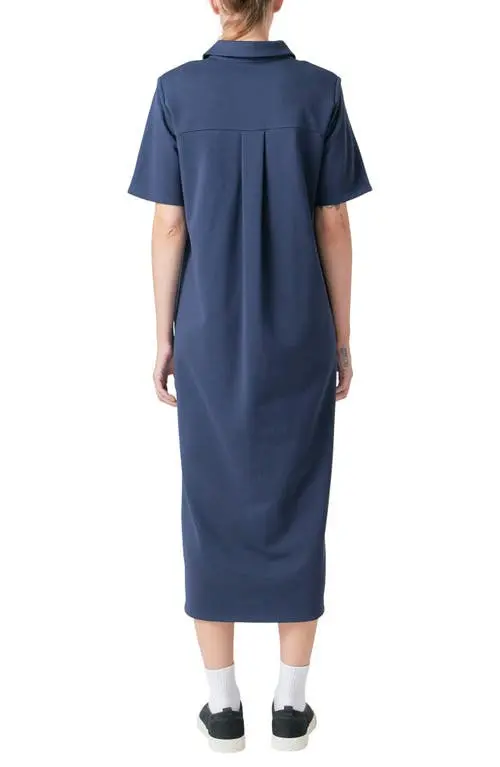 GREY LAB Polo Midi Dress