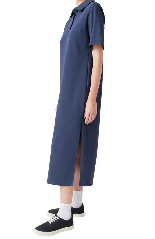 GREY LAB Polo Midi Dress