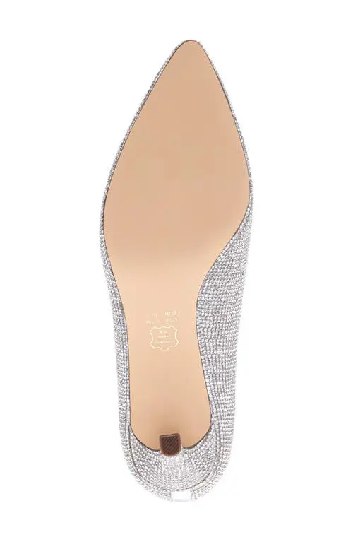 Nina Pointed Toe Pump - True Silver
