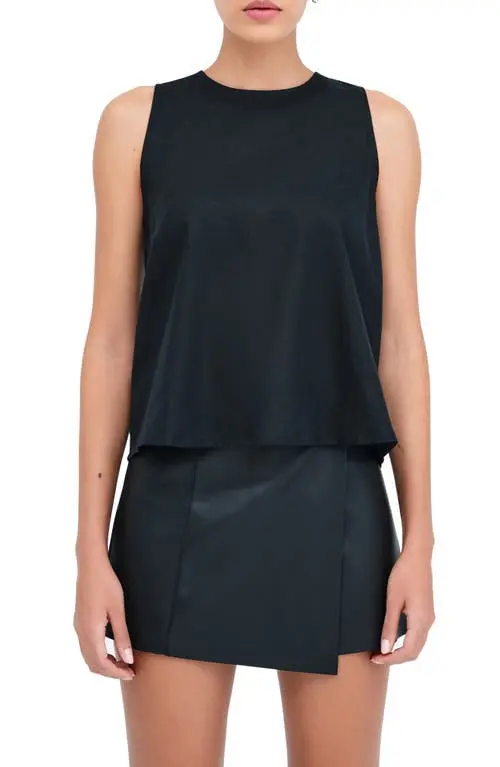 MARCELLA Mckinley Sleeveless Top - Black