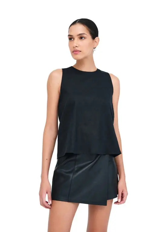 MARCELLA Mckinley Sleeveless Top - Black