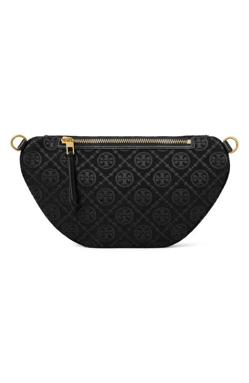 Tory Burch T Monogram Jacquard Belt Bag - Black